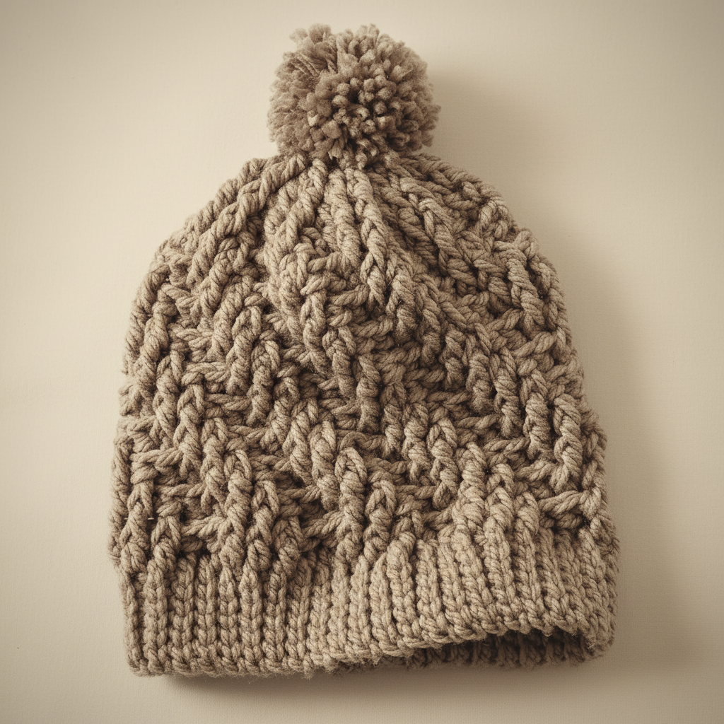 Crochet Stepping Texture Hat Pattern (PDF Download) – Quiet Art
